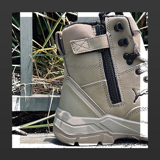 Easy-On, Easy-Off: Side Zip Work Boots – Steel Toes