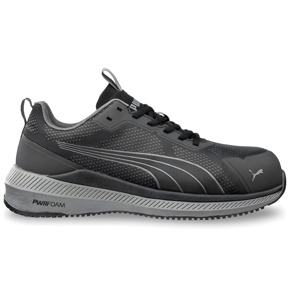 Puma Safety Slide Composite Toe Work Shoes – Black – Steel Toes