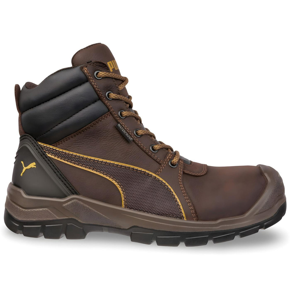 Puma Safety Tornado Waterproof Composite Toe – Brown – Steel Toes