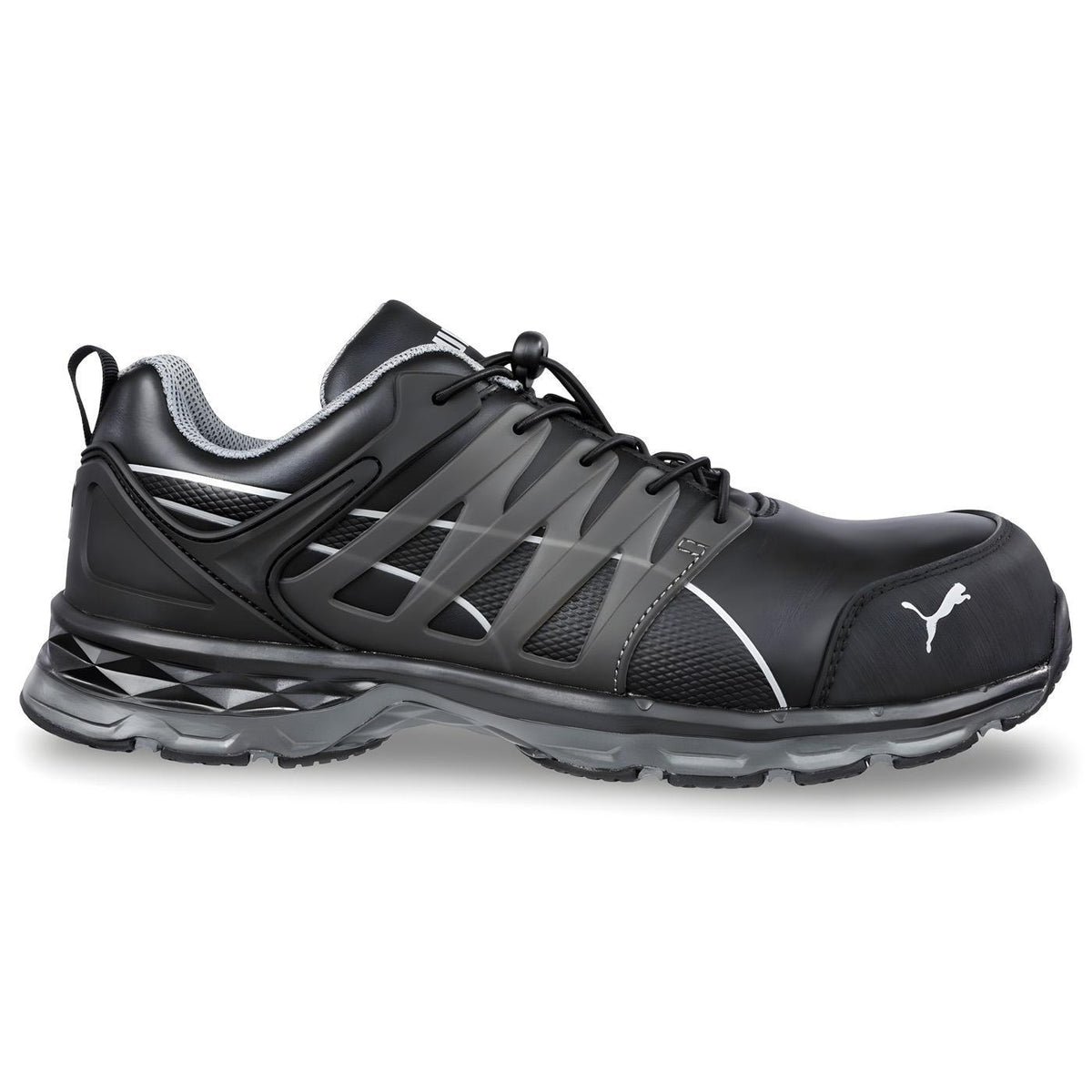 Puma Safety Velocity Composite Toe Work Shoes – Black – Steel Toes