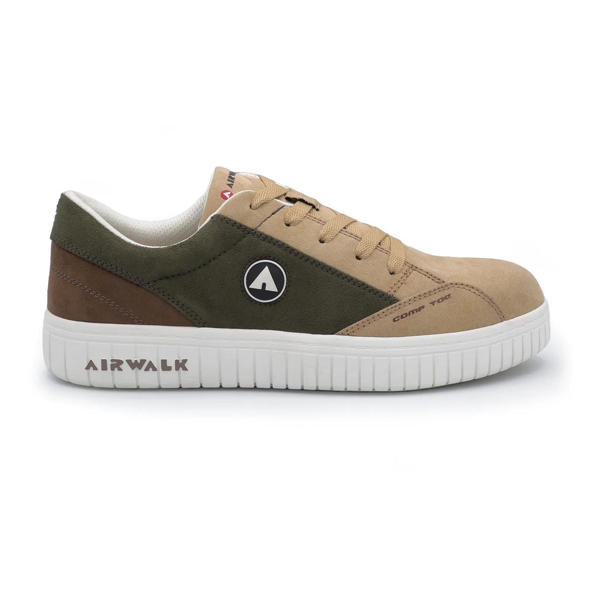 Airwalk Camino Composite Toe Shoe - Tan/Sail – Steel Toes