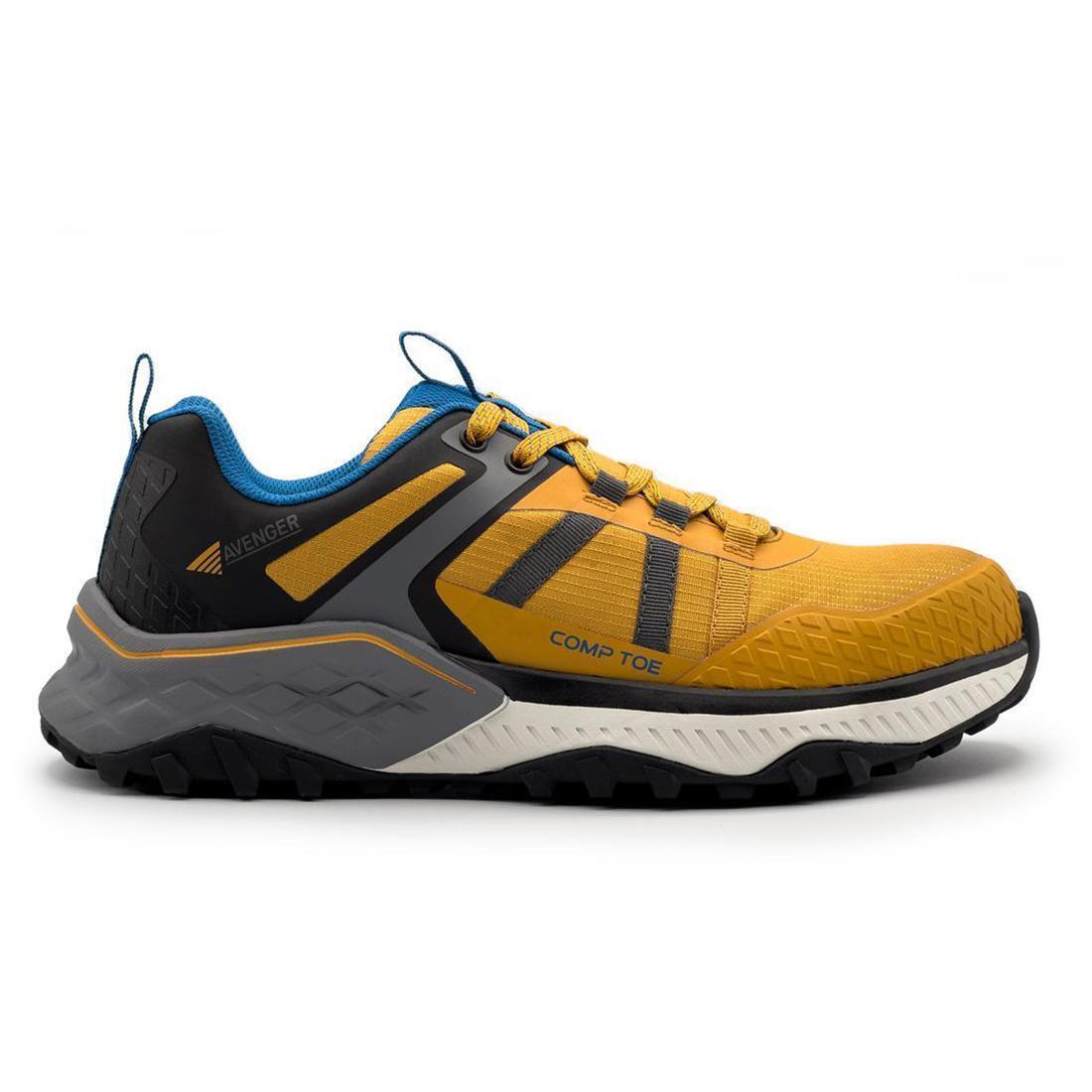 Avenger Aero Trail Composite Toe Work Shoes Yellow – Steel Toes
