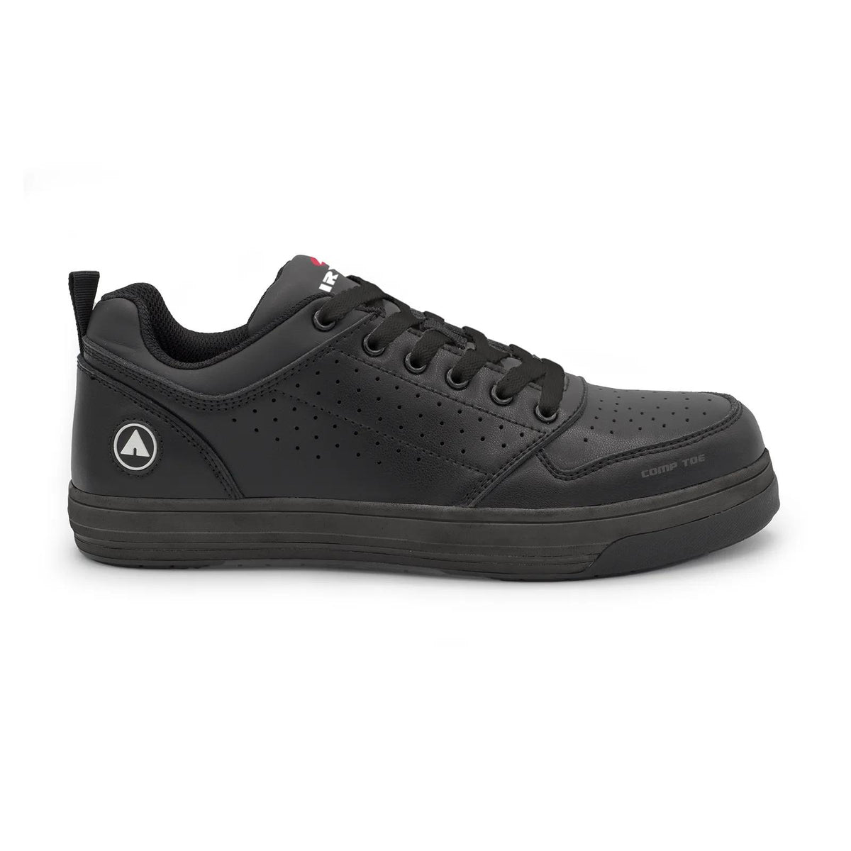 Arena Women’s Composite Toe Work Shoes – Black/Black – Steel Toes