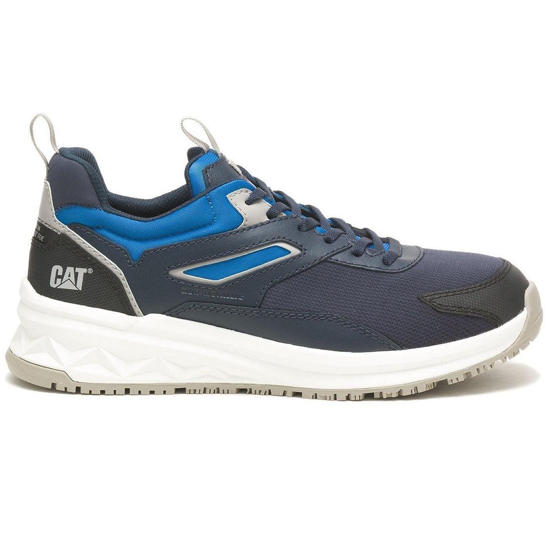 Caterpillar Men's Streamline Runner Comp Toe Shoe - Navy – Steel Toes