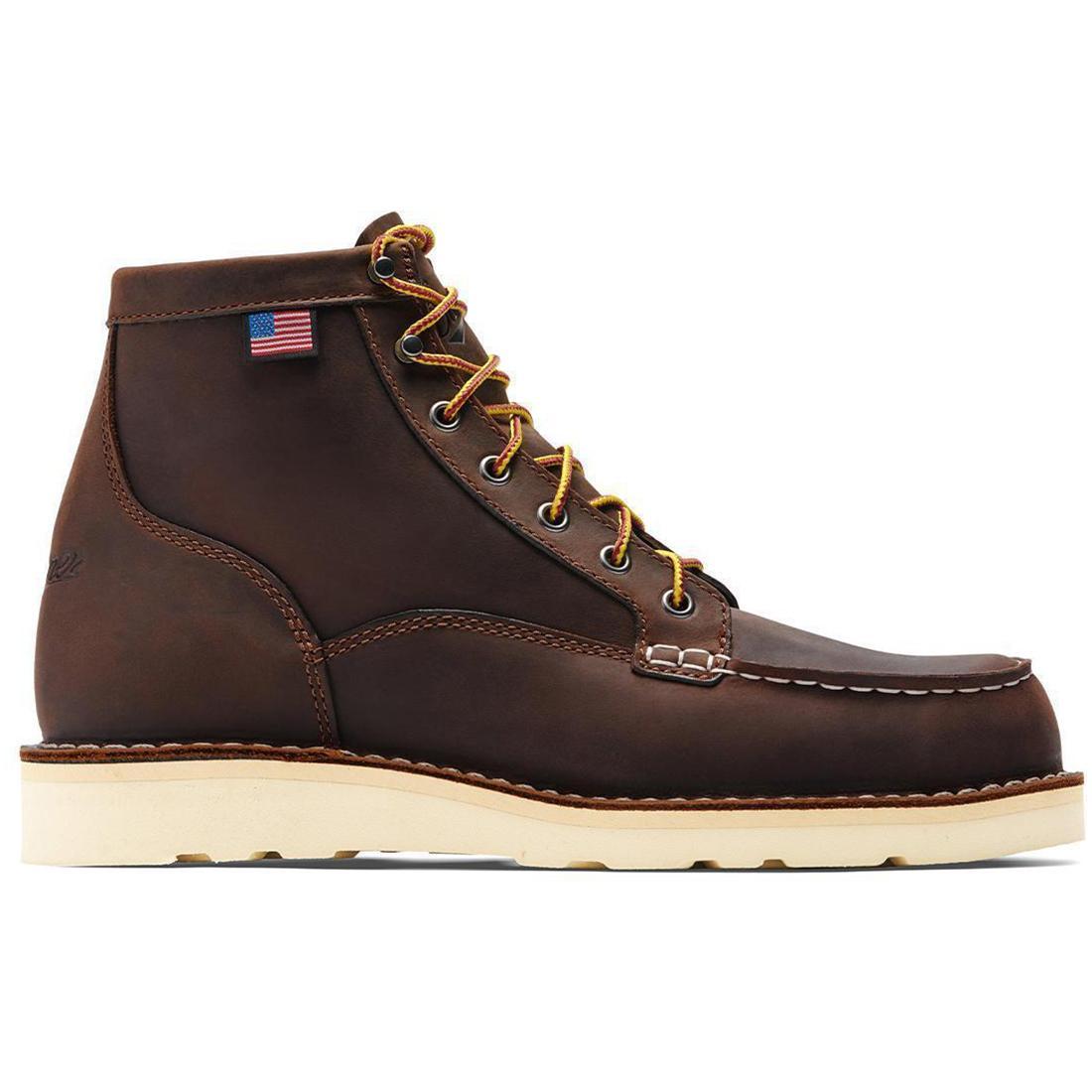 Danner Bull Run Moc Toe 6" Brown Boot – Steel Toes