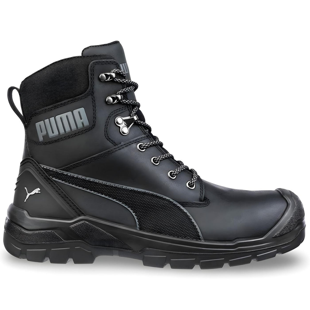 Puma Conquest Black – Steel Toes