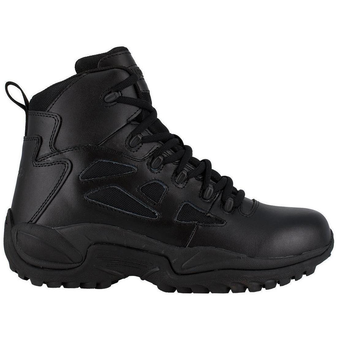 Reebok Rapid Response Rb Tactical Black 6"Soft Toe Boot withZip RB8678 ...