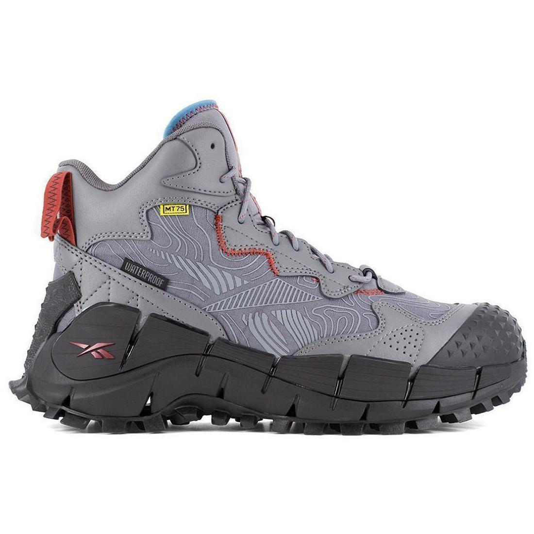Reebok Zig Kinetica Edge II Composite Toe Boot Gray Black Red RB3021 ...