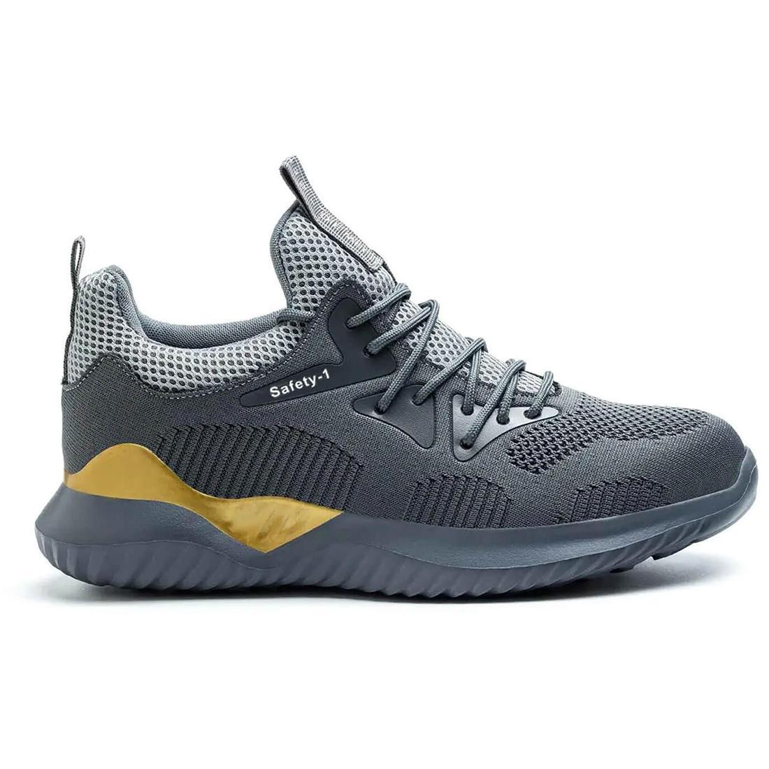 Safety Shoes G307 - Athletic Mid boot Gray – Steel Toes