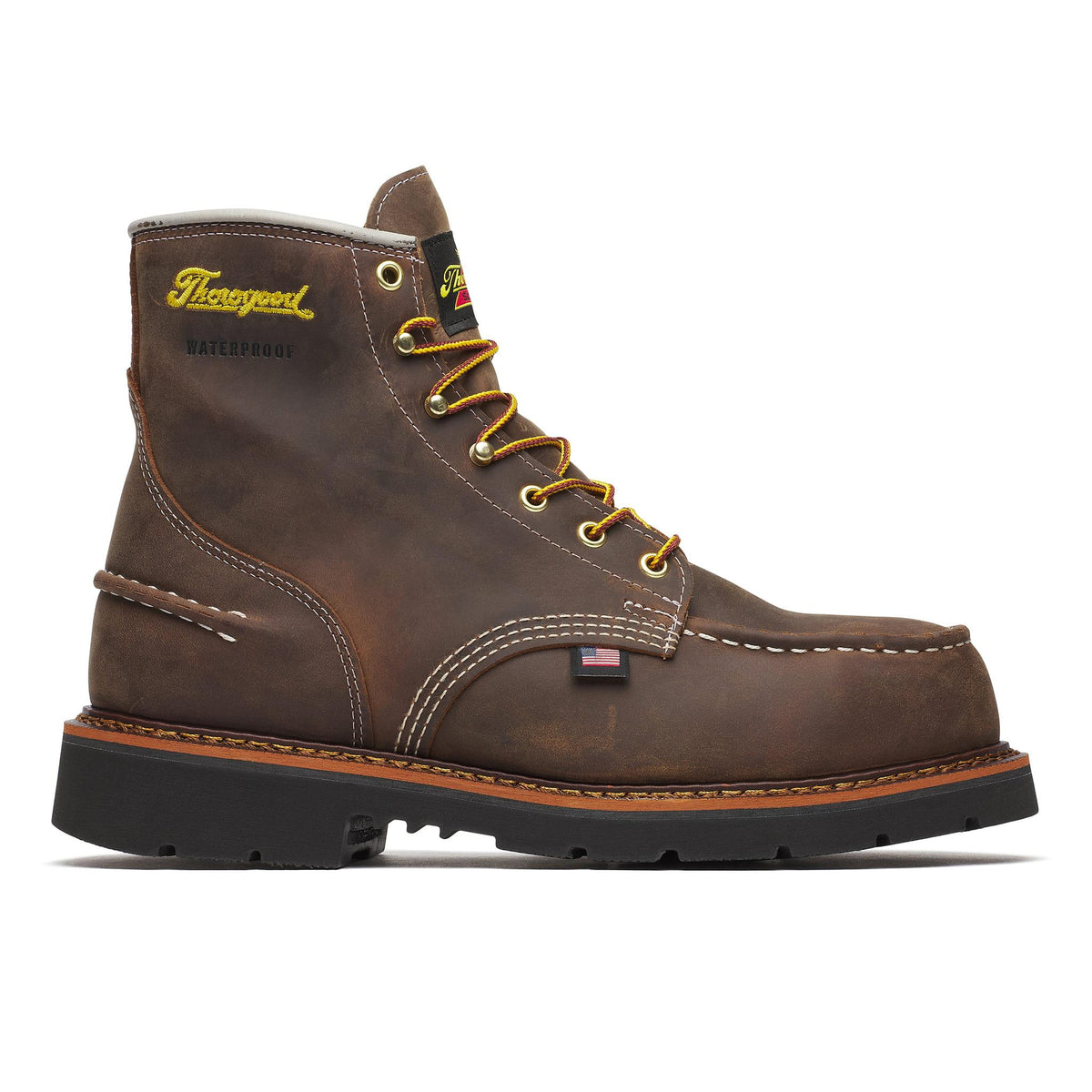 Thorogood 1957 6" WP Steel-Toe Moc Work Boot MaxWear 90 – Steel Toes