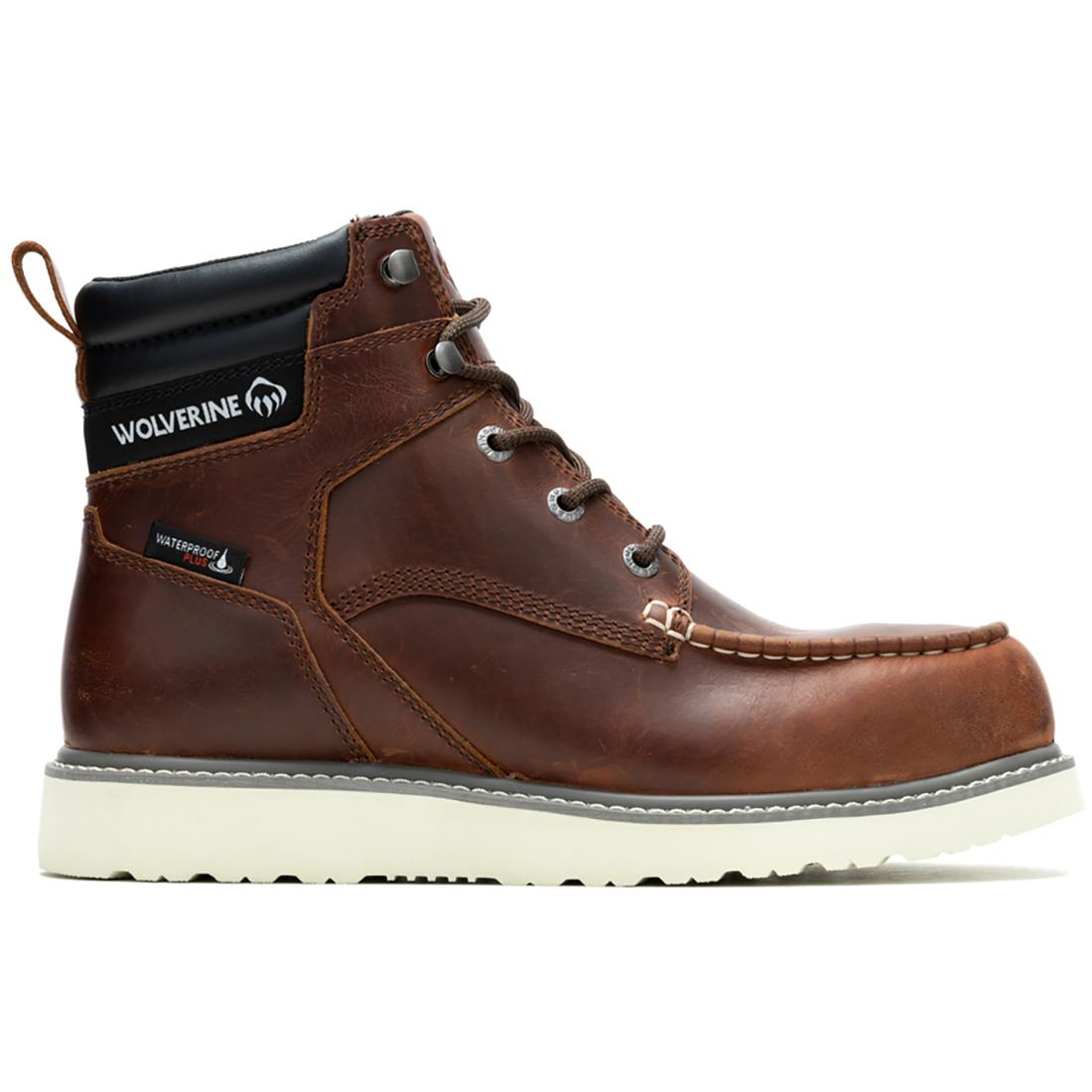 Wolverine Trade Wedge 6" Moc Toe Soft Toe Boot - Rust – Steel Toes